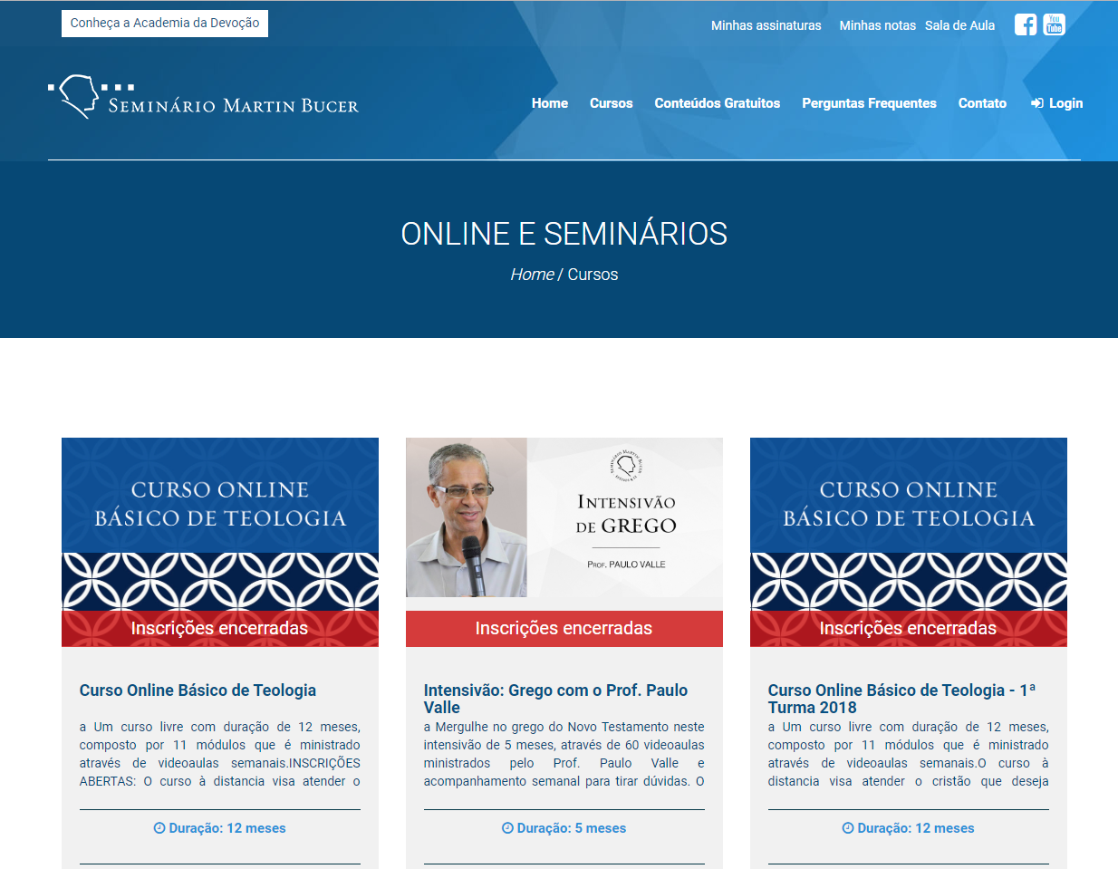 SEMINÁRIO MARTIN BUCER - Madri Lab